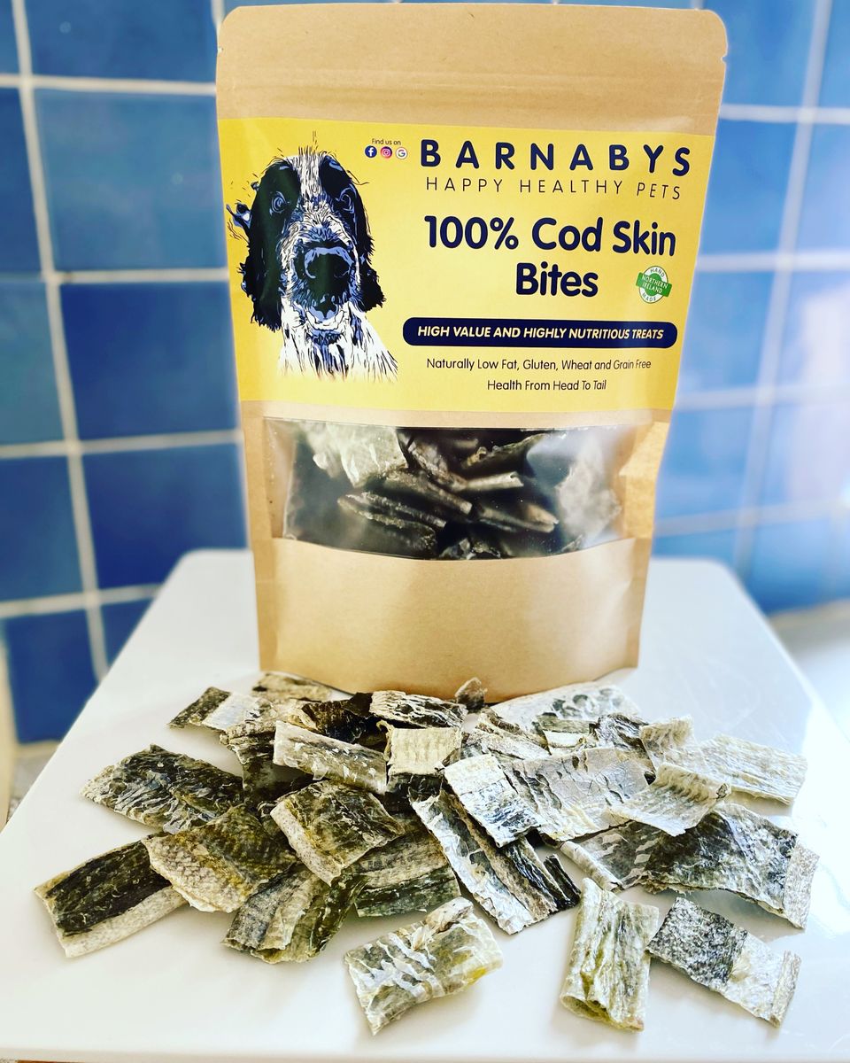 Barnabys Cod Skin Bites | barkinBISTRO